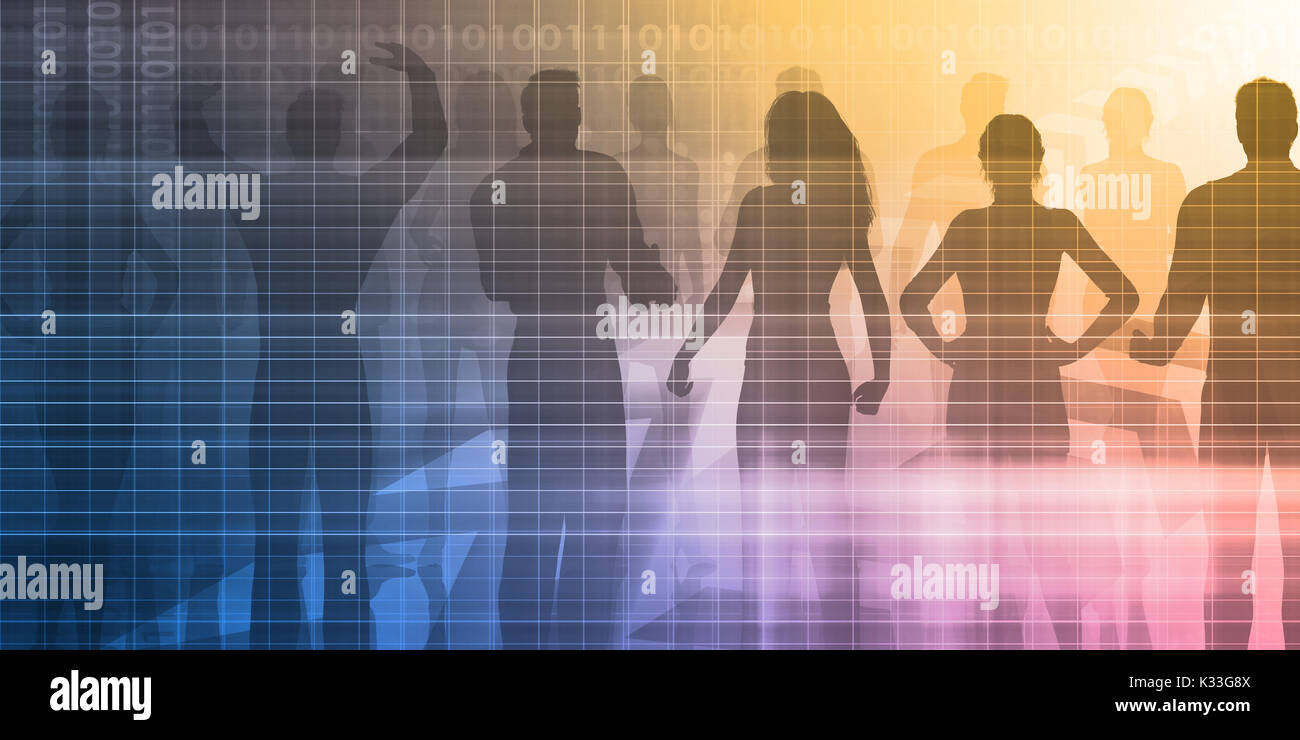 Personnel Management as a Presentation Background Art Stock Photo - Alamy