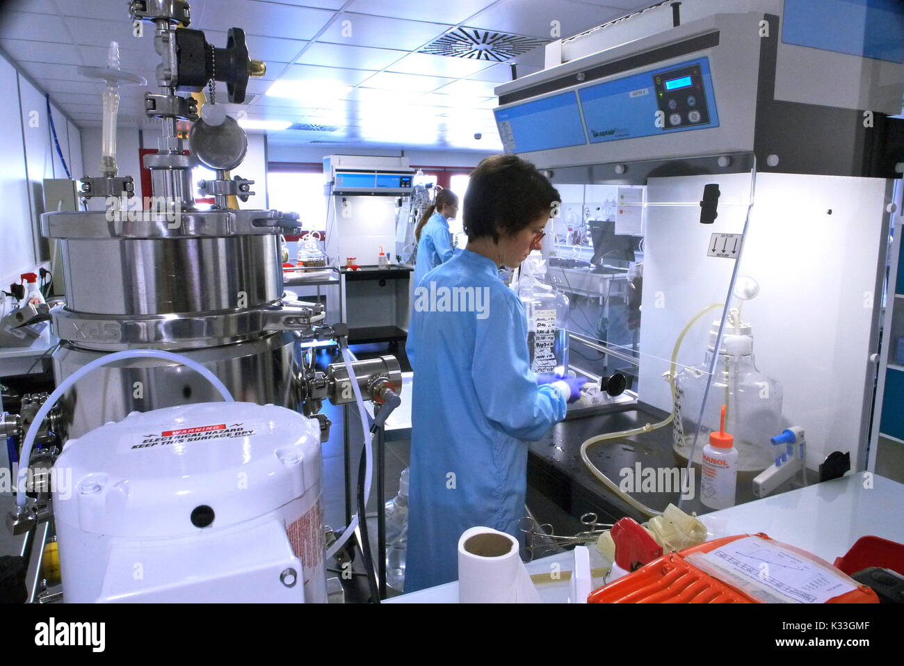 Opening of Amoeba laboratory, in Chassieu, France Stock Photo - Alamy