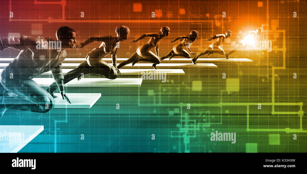 Progress and the Way Forward as a Successful Business Stock Photo - Alamy