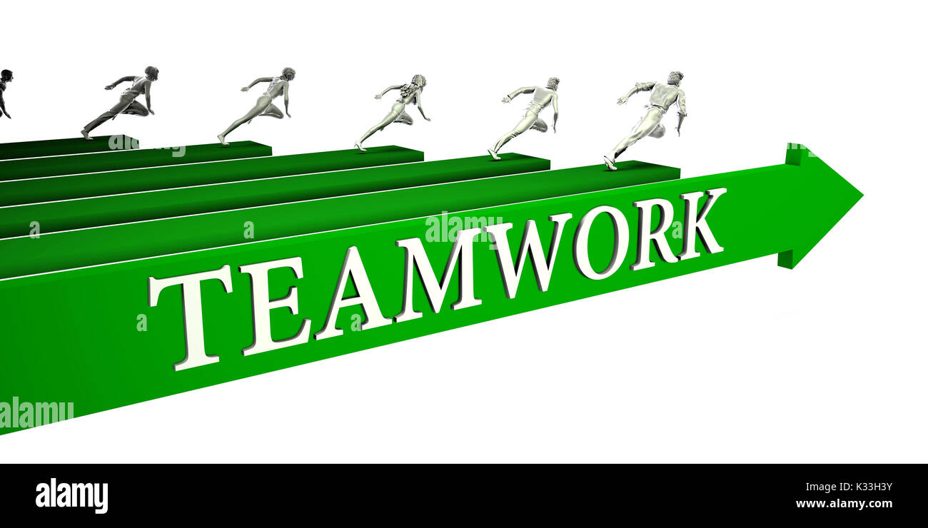Teamwork Opportunities as a Business Concept Art Stock Photo - Alamy