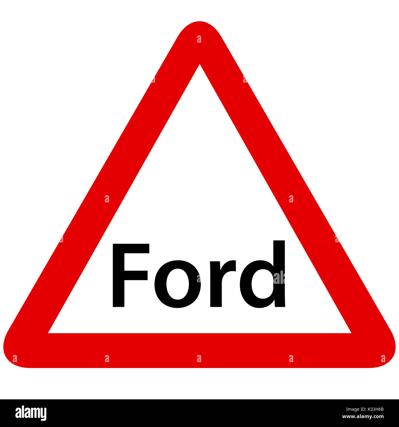 Ford road sign hi-res stock photography and images - Alamy