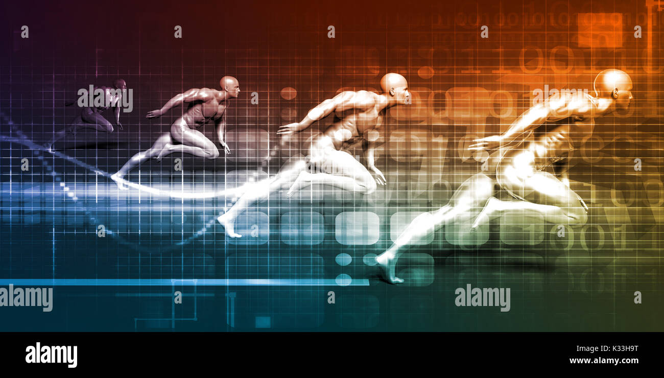 Technology Arms Race and Competition to be Best Stock Photo - Alamy