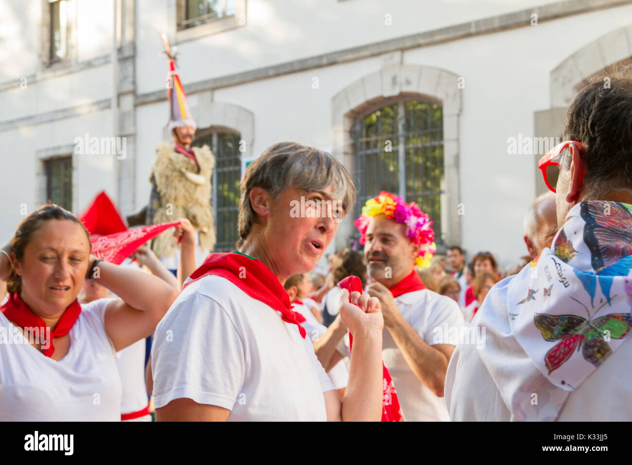 Woman in traditional basque dress hi-res stock photography and images ...