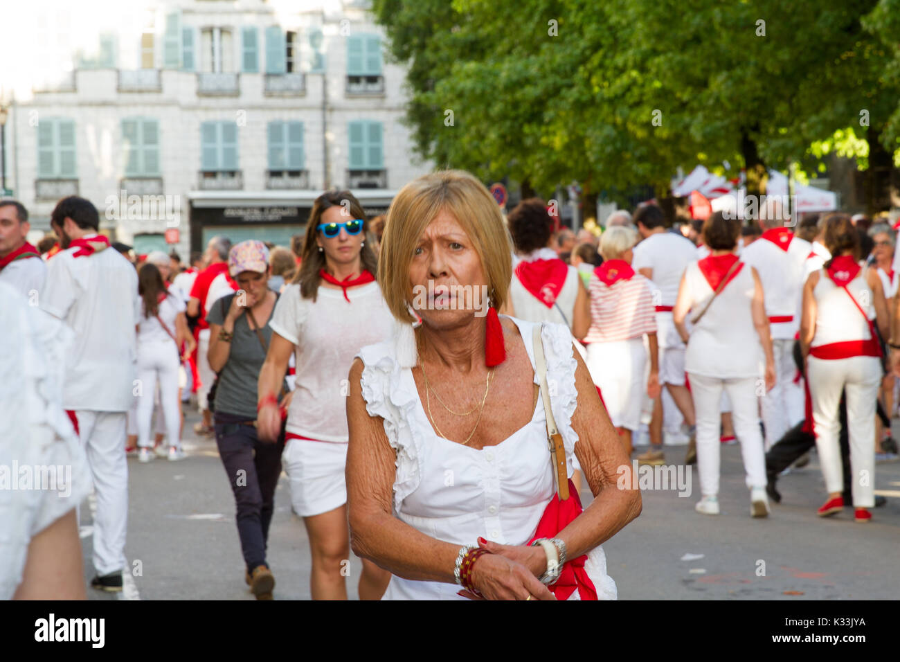 Basque girl in traditional dress hi-res stock photography and images ...