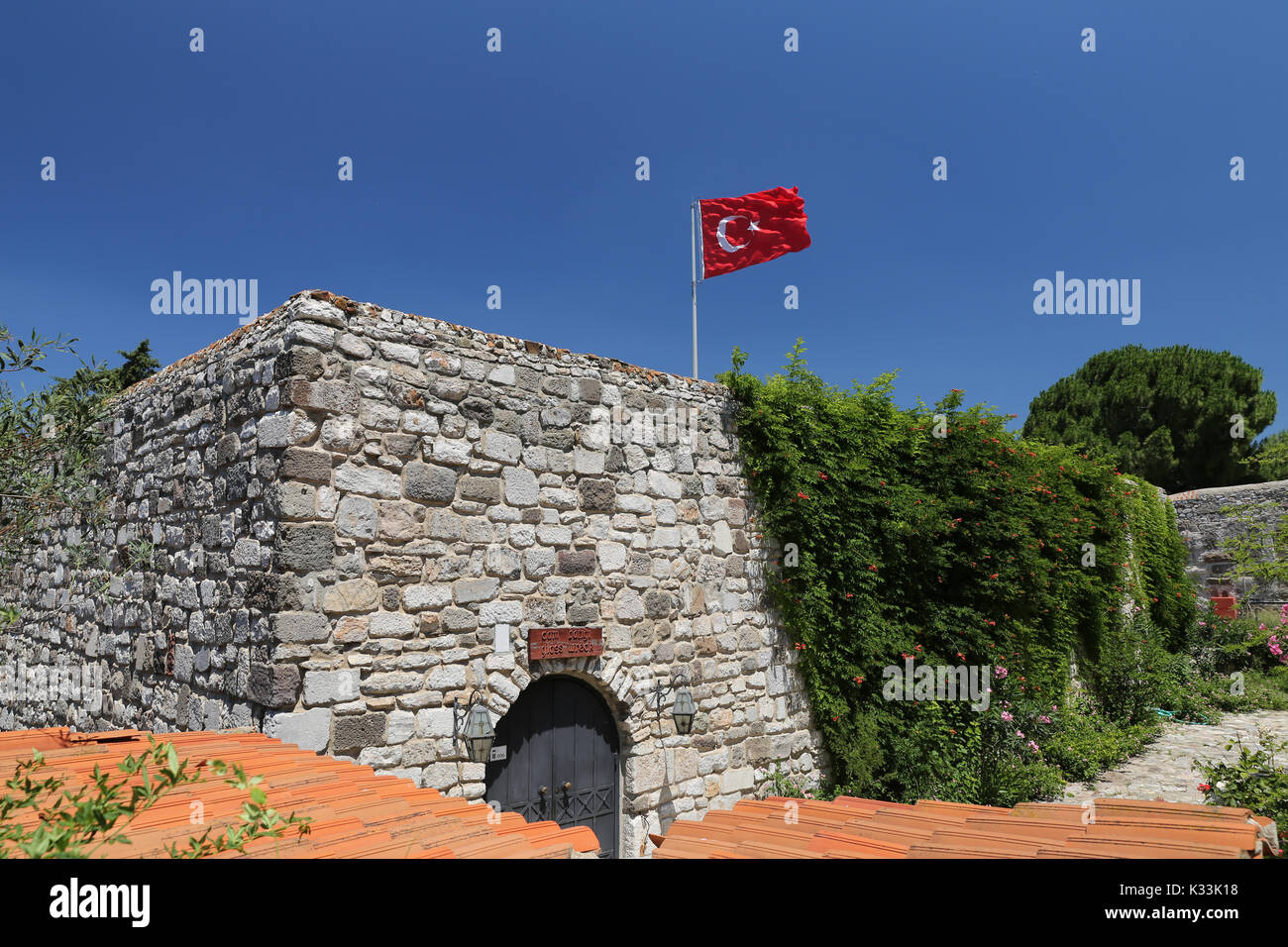 Building in Bodrum Castle, Aegean Coast of Turkey Stock Photo - Alamy