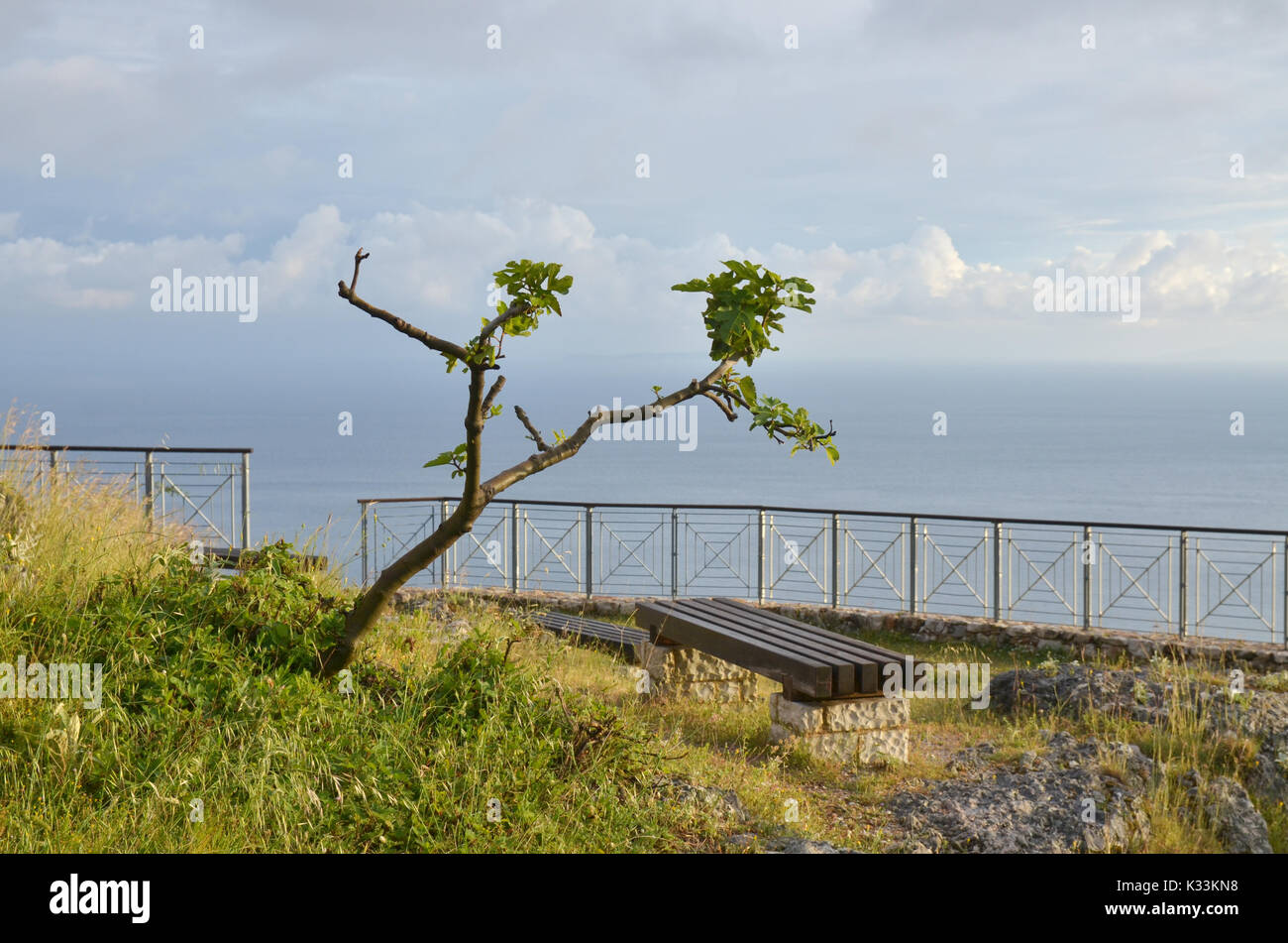 Ruins of Himara castle in Albania Stock Photo - Alamy