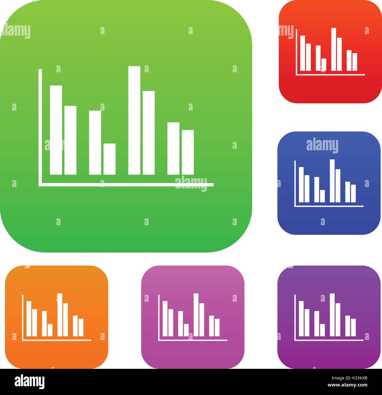 Financial analysis chart set collection Stock Vector Image & Art - Alamy