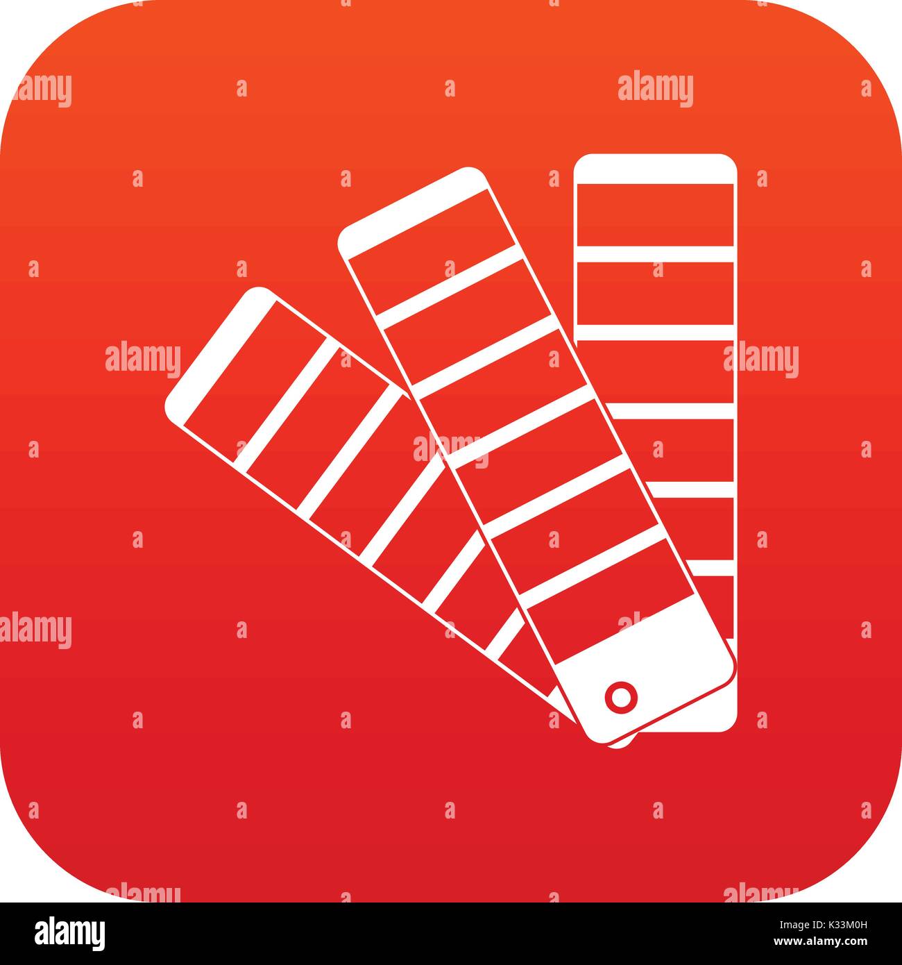 Paint color selection booklet icon digital red Stock Vector Image & Art ...