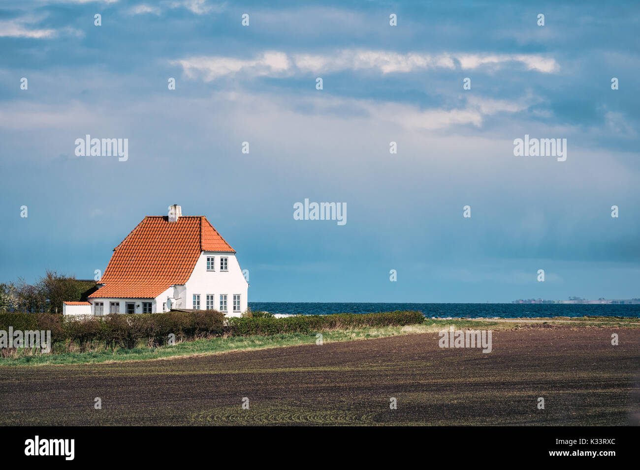 Old house in the countryside in Langeland, Denmark Stock Photo - Alamy