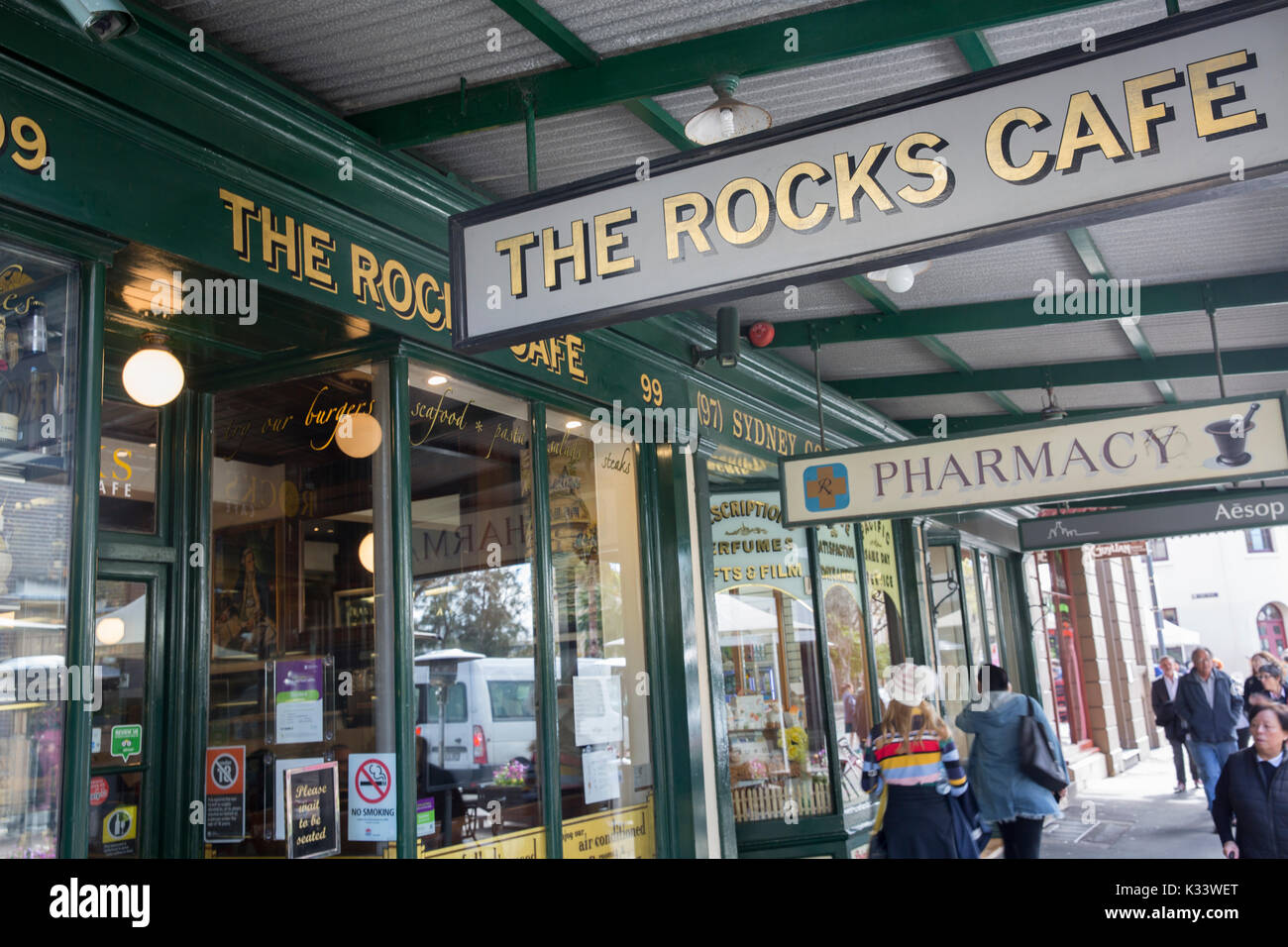 The Rocks café restaurant in the historic Rocks area of Sydney ...
