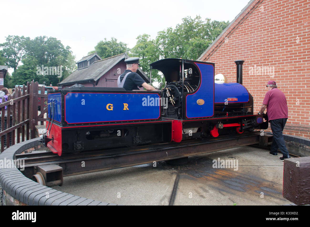 Narrow gauge steam locomotive bressingham hi-res stock photography and ...