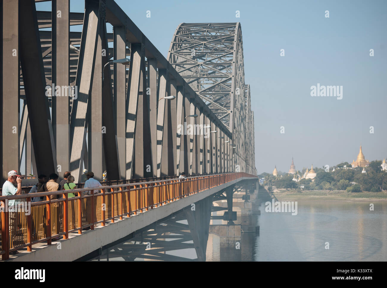 Sagaing Bridge Burma Stock Photos & Sagaing Bridge Burma Stock Images ...