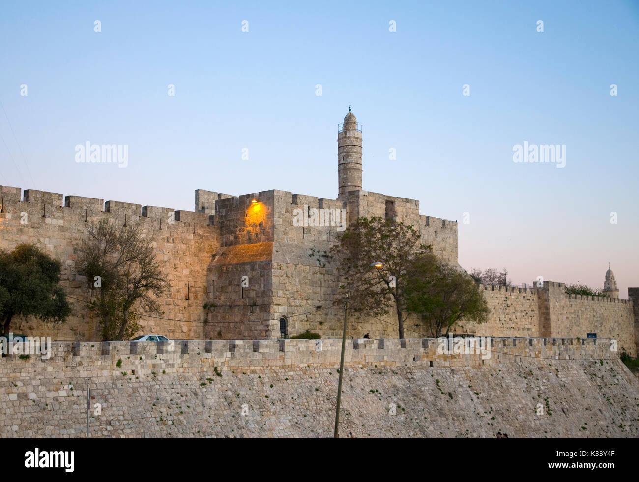 David Fortress and Museum, Jerusalem Stock Photo - Alamy