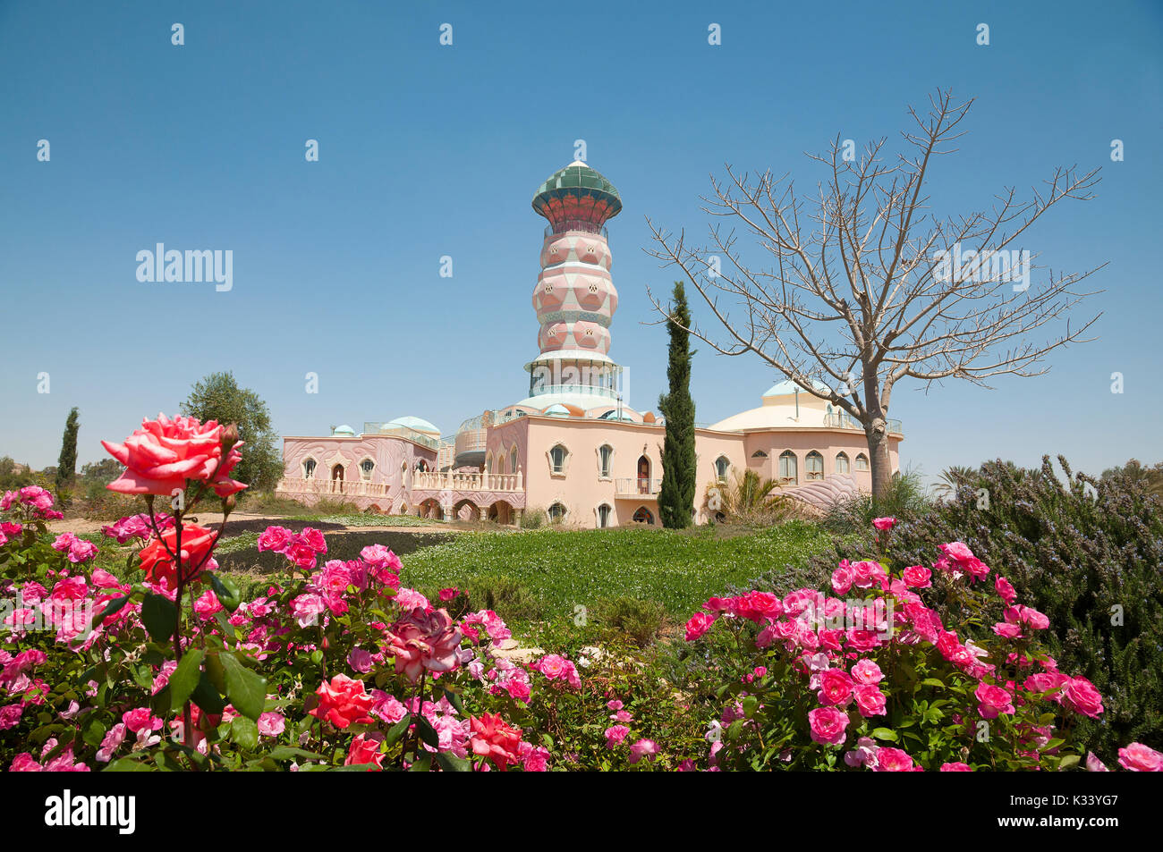 Kibbutz Neot Smadar, Oasis Stock Photo - Alamy