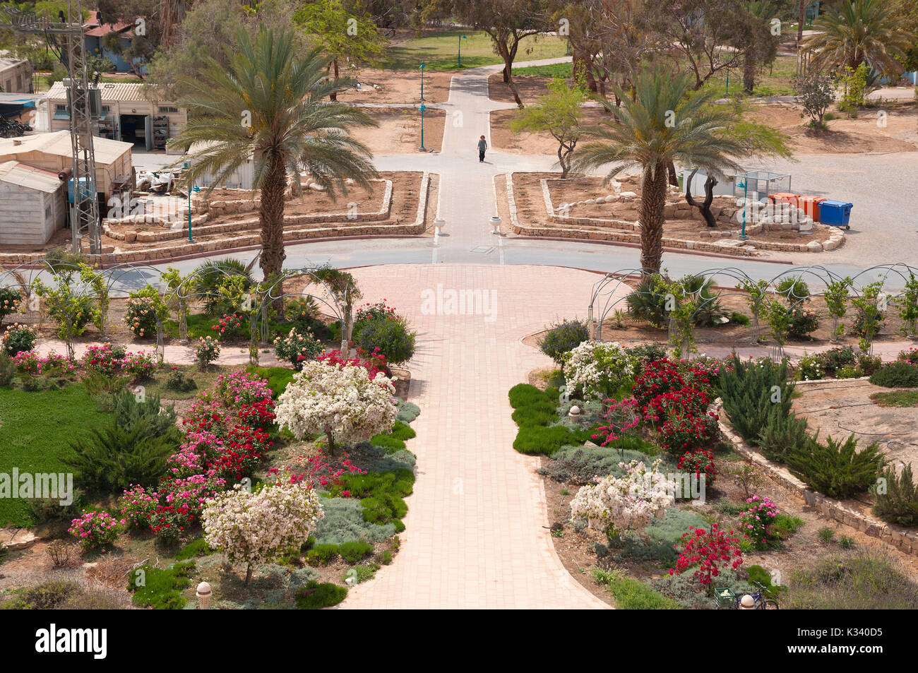 Kibbutz Neot Smadar, Oasis Stock Photo - Alamy