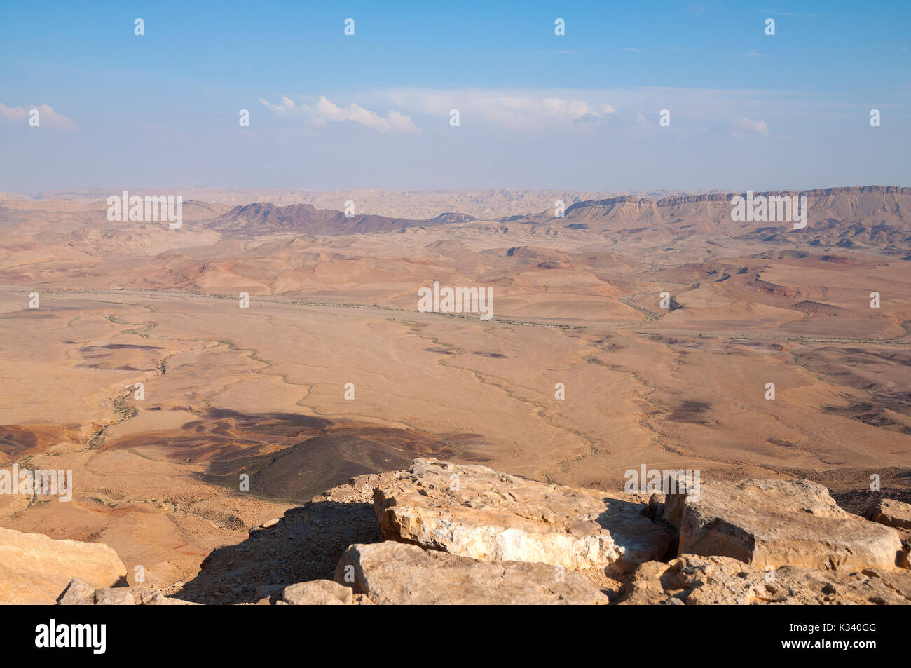 The Ramon Crater, Israel desert Stock Photo - Alamy