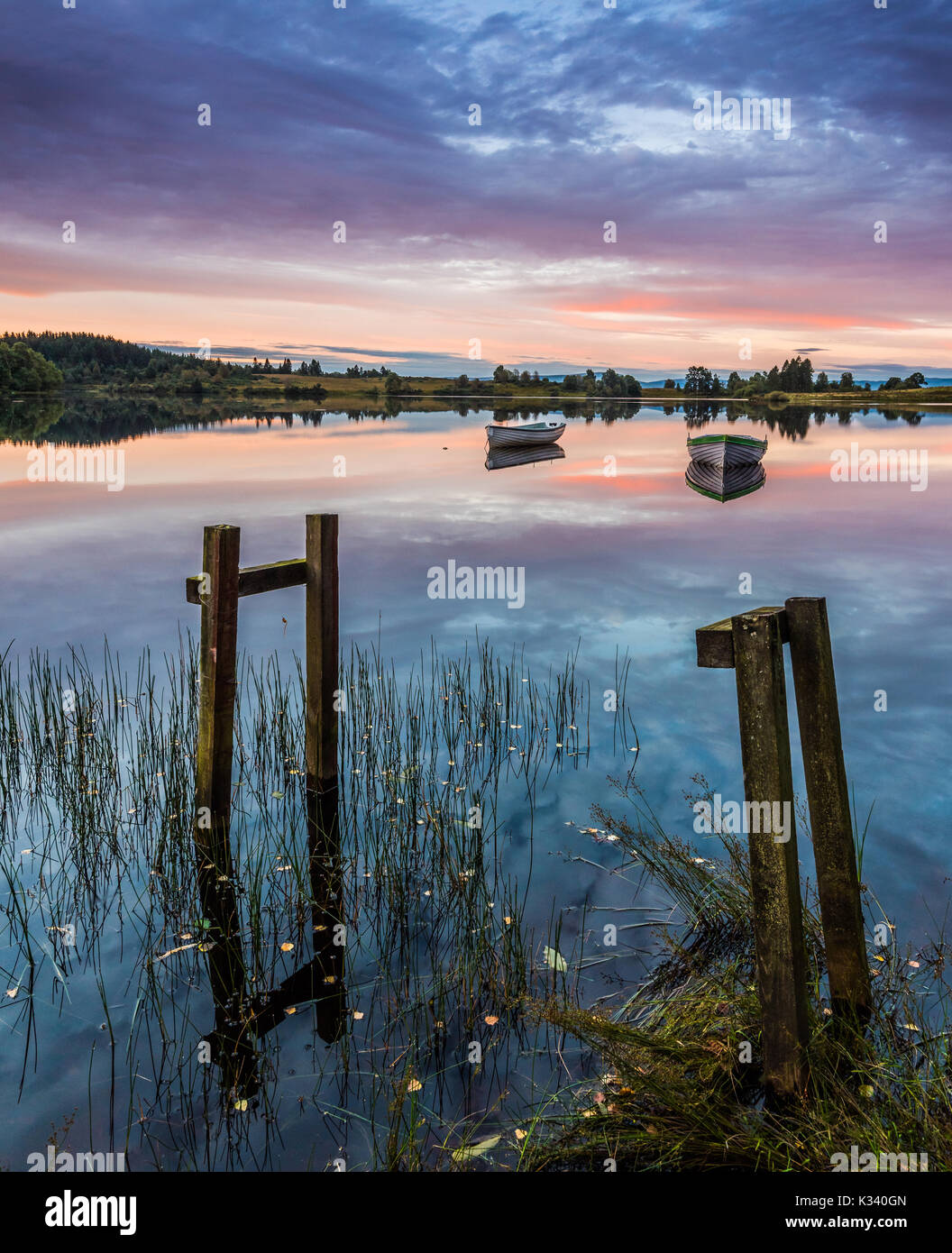 Loch Rusky is a small freshwater loch near Callander in the Scottish ...