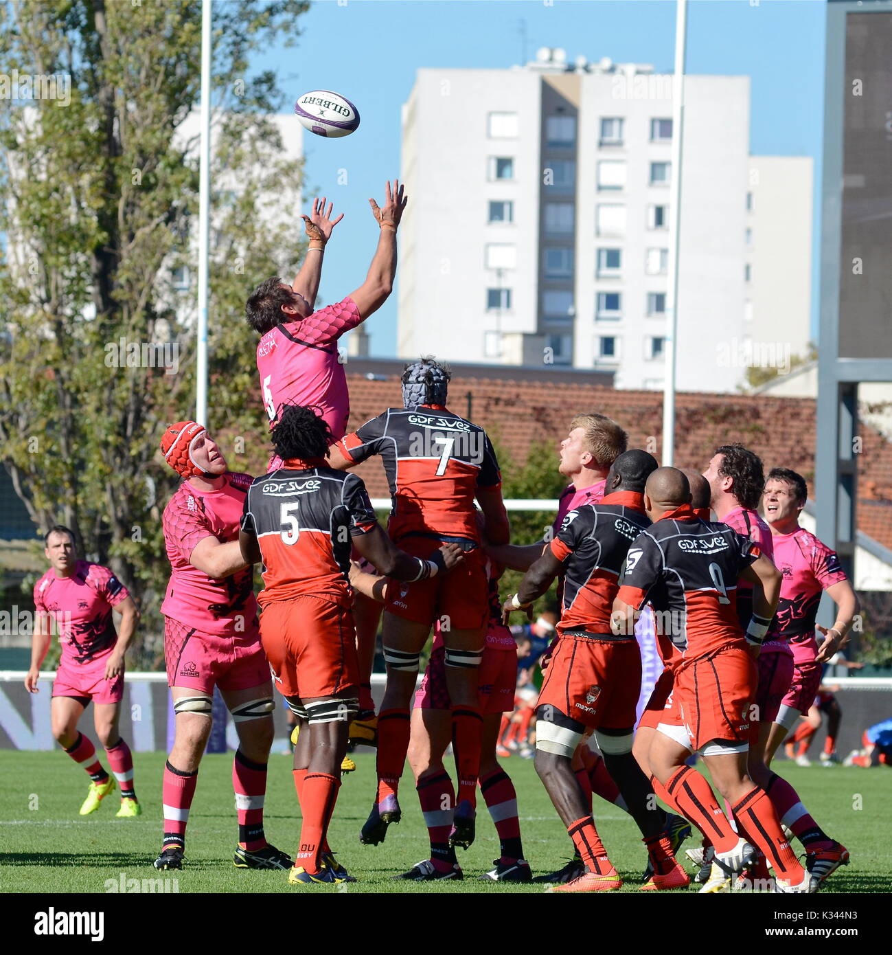 Rugby: LOU vs London Welsh, Lyon, France Stock Photo - Alamy