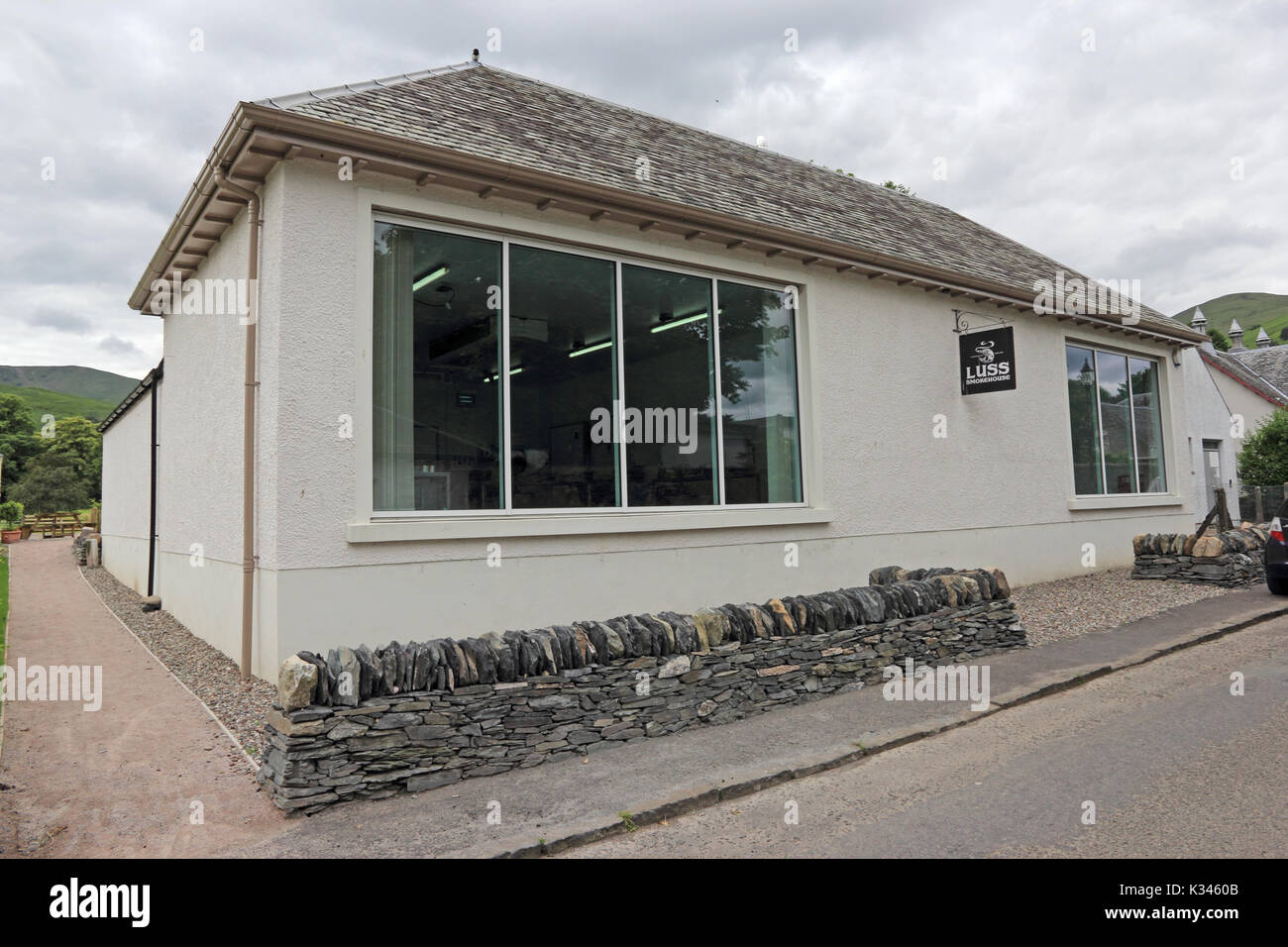 Luss Smokehouse, Luss Stock Photo - Alamy