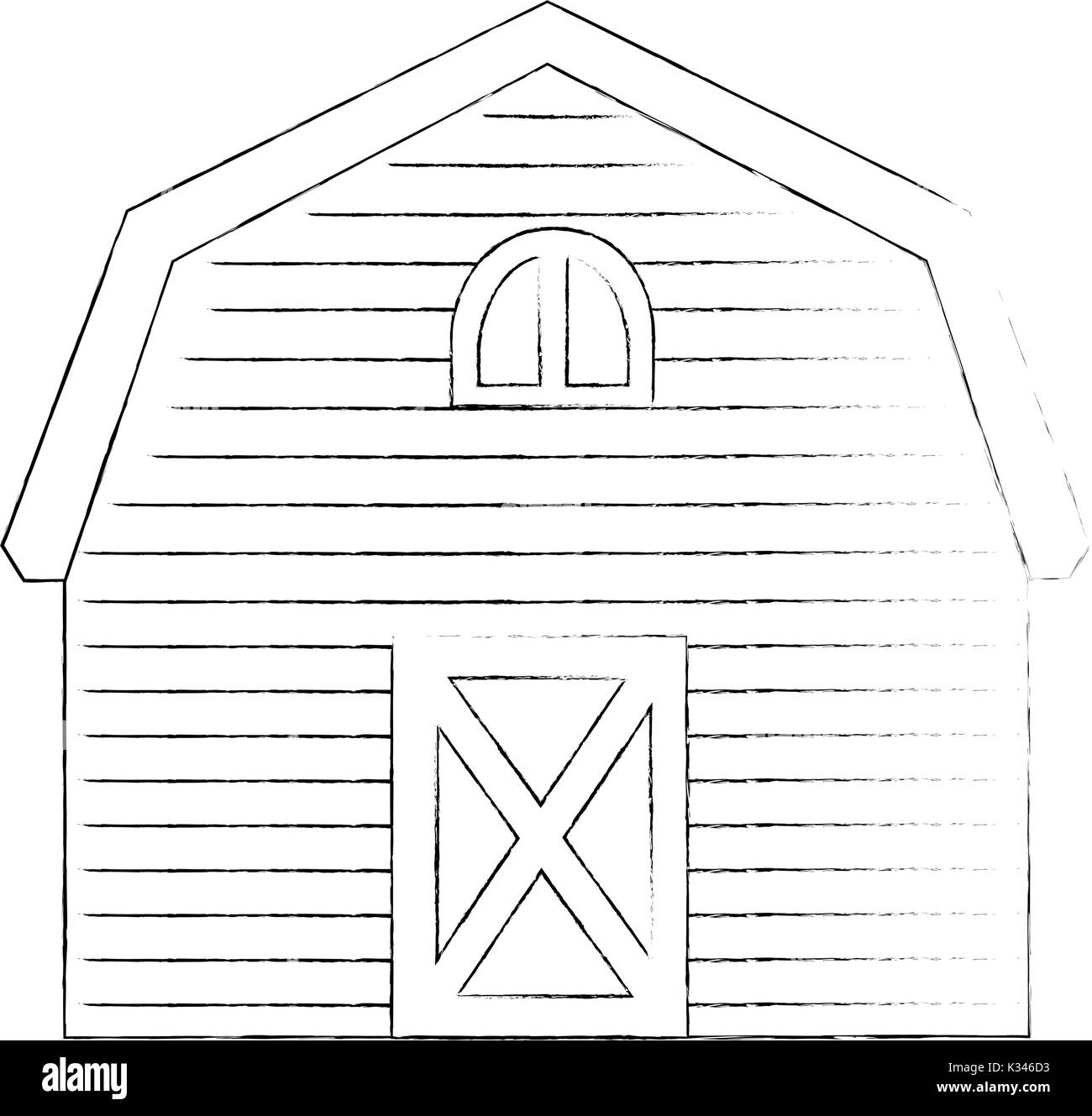 stable building isolated icon Stock Vector Image & Art - Alamy