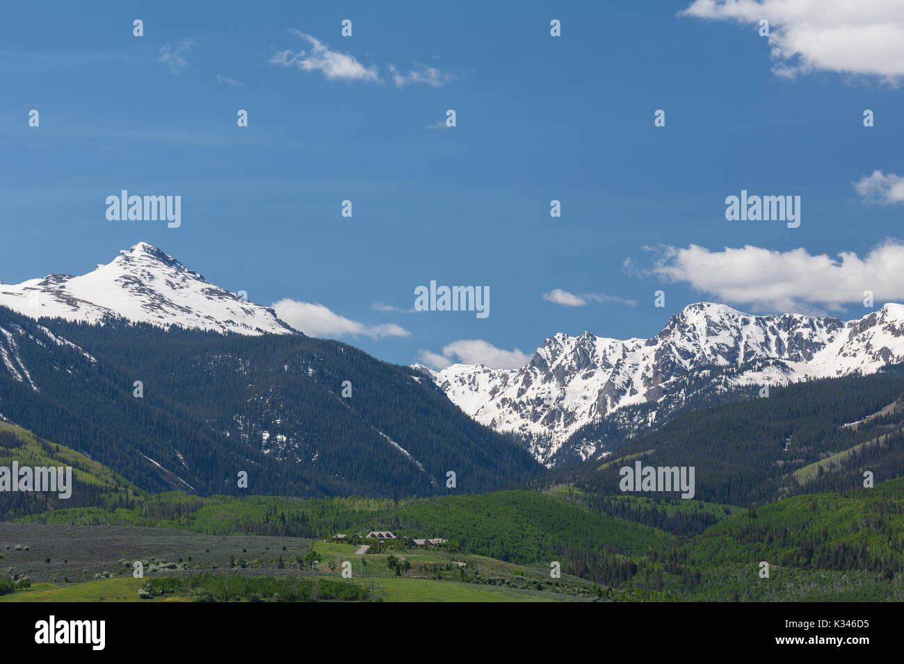 Mt. Grouse & Mt. New York Colorado Landscape Stock Photo - Alamy