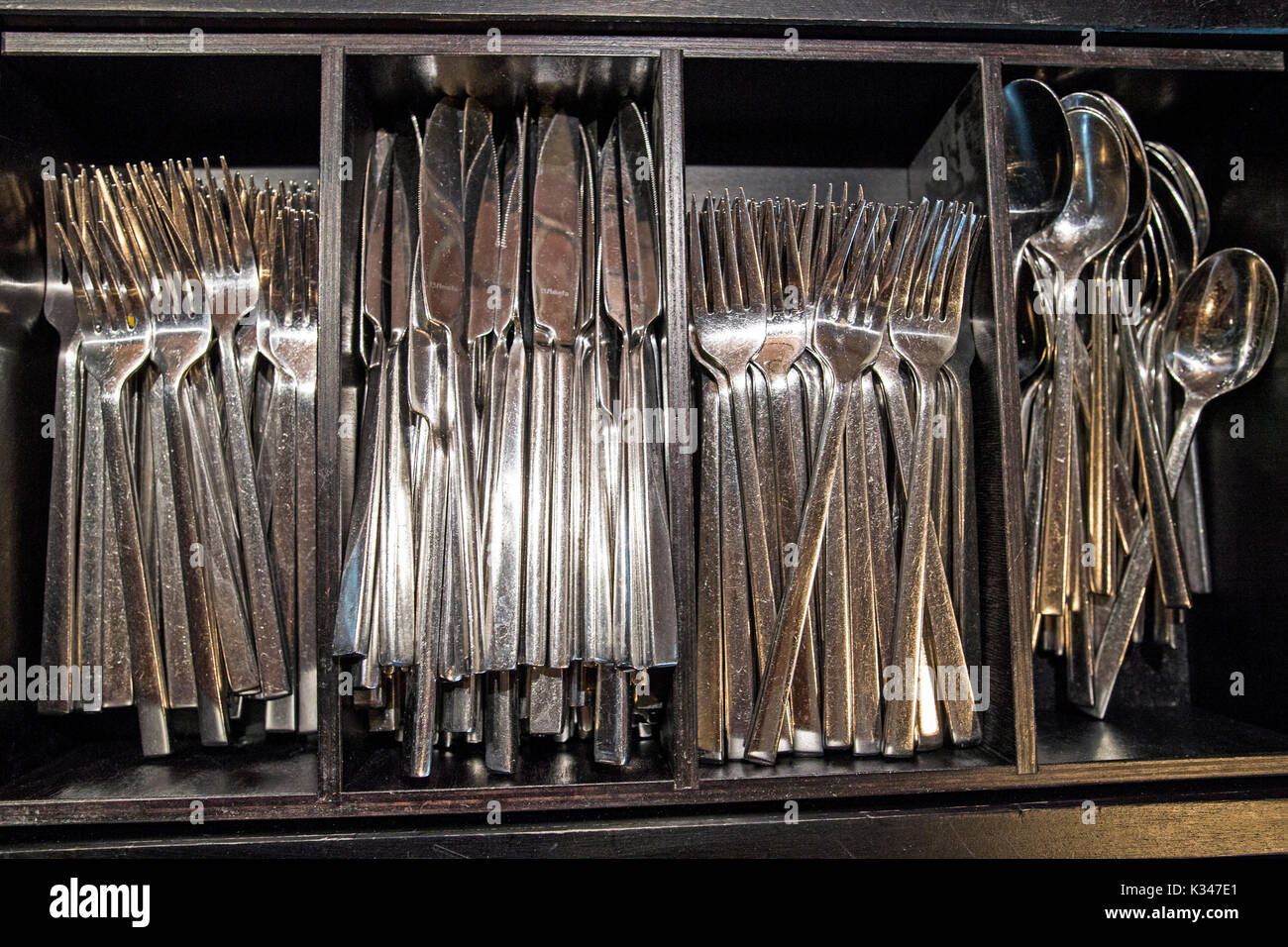 Old silverware drawer hi-res stock photography and images - Alamy