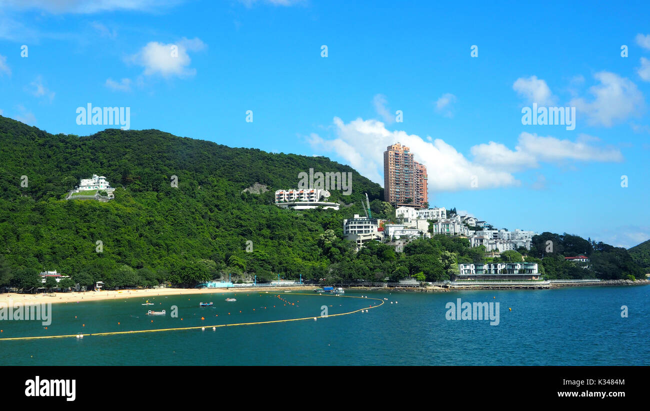 Hong Kong Repulse bay beach beautiful location nature landmark for tourist traveller Stock Photo ...