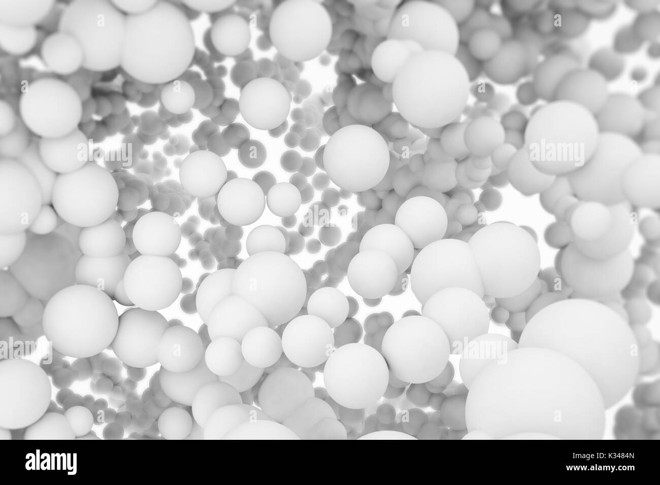 Cluster of white cells Stock Photo - Alamy