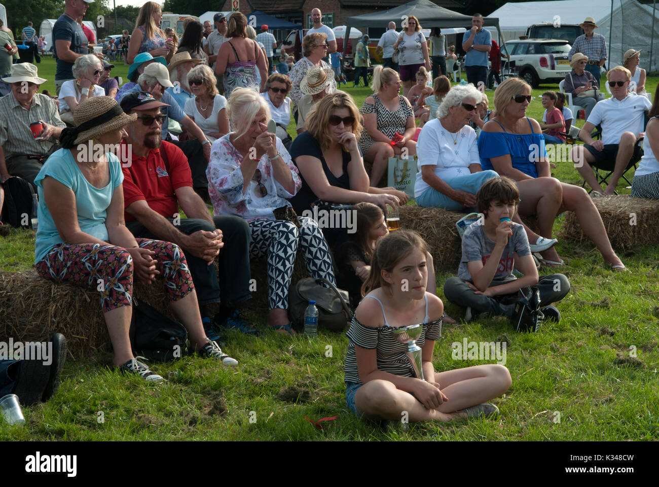 Village summer fete village life England Uk Cudham Kent 2010s 2017 ...
