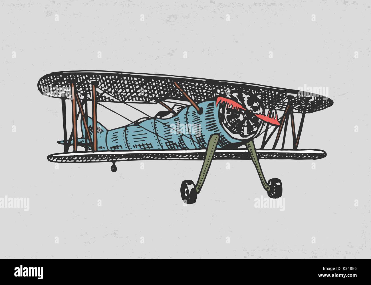 Hand plane vintage engraved illustration hi-res stock photography and ...