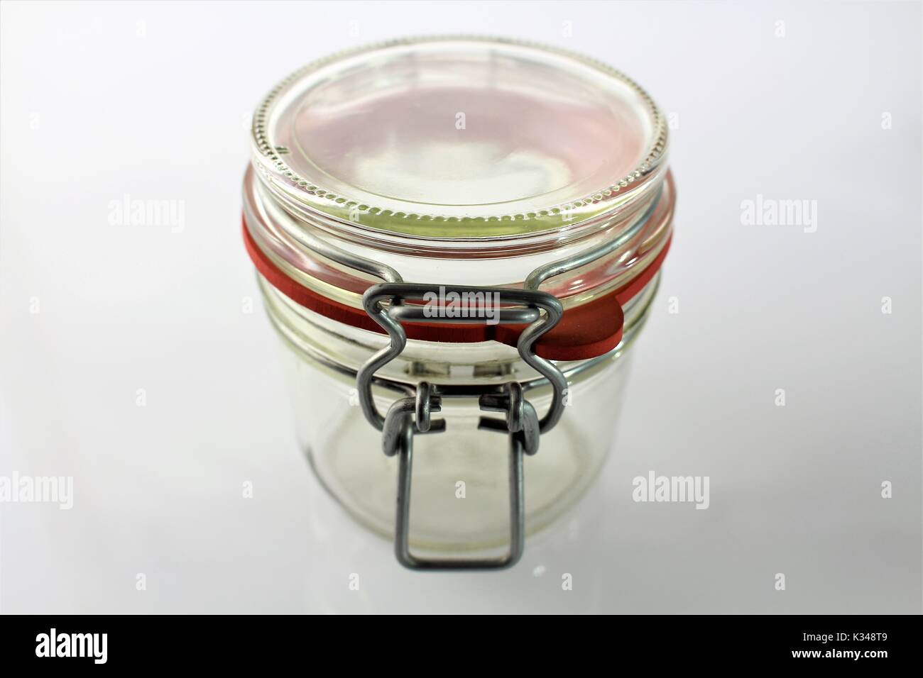 An image of empty jar - glass Stock Photo - Alamy