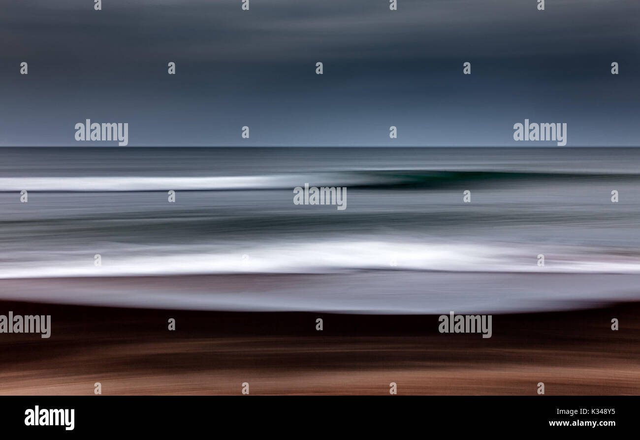 sea waves in panning Stock Photo - Alamy