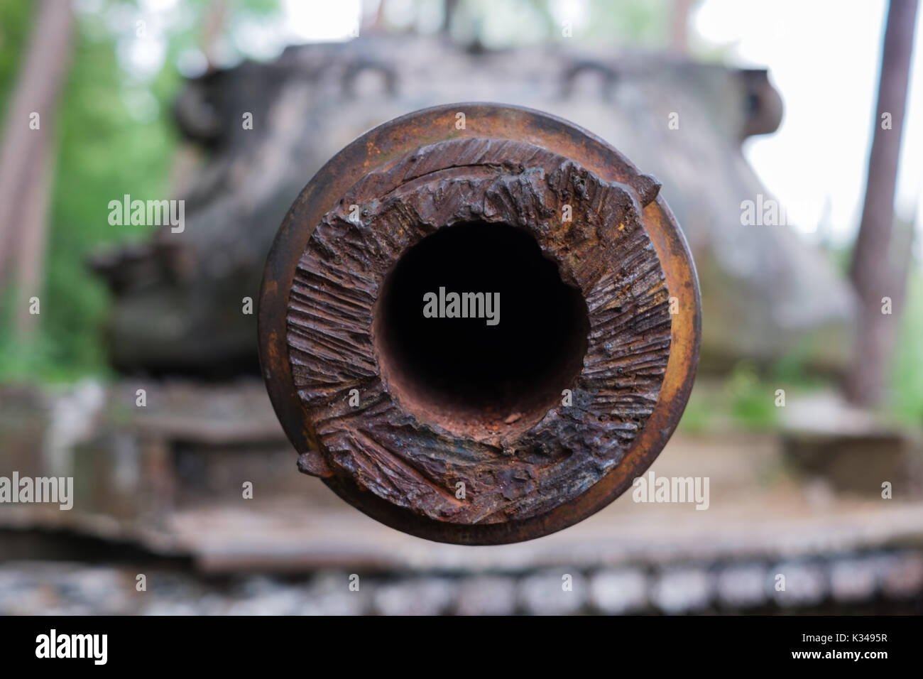 Old rusty barrel Stock Photo - Alamy