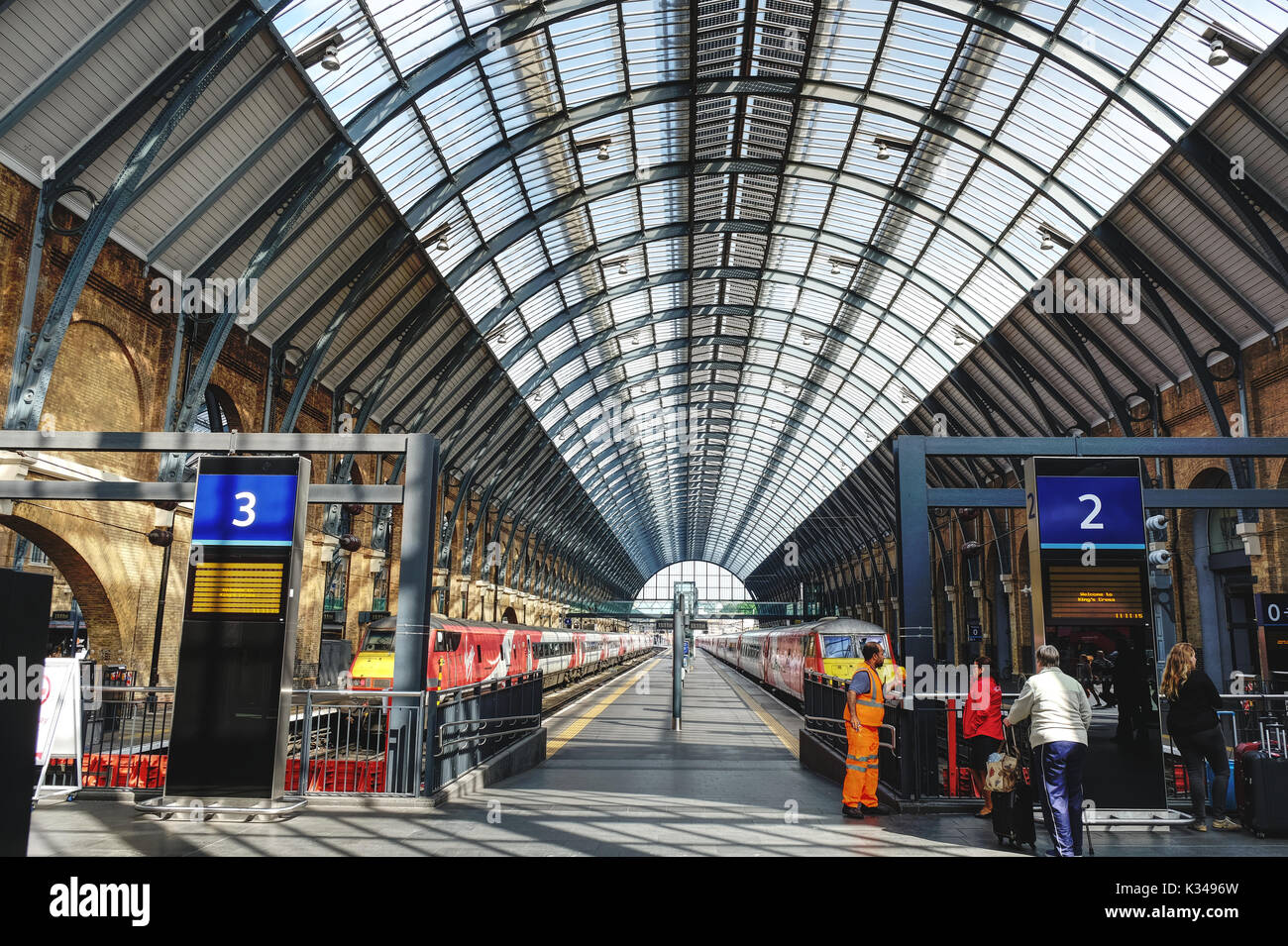 King's Cross train station Stock Photo - Alamy