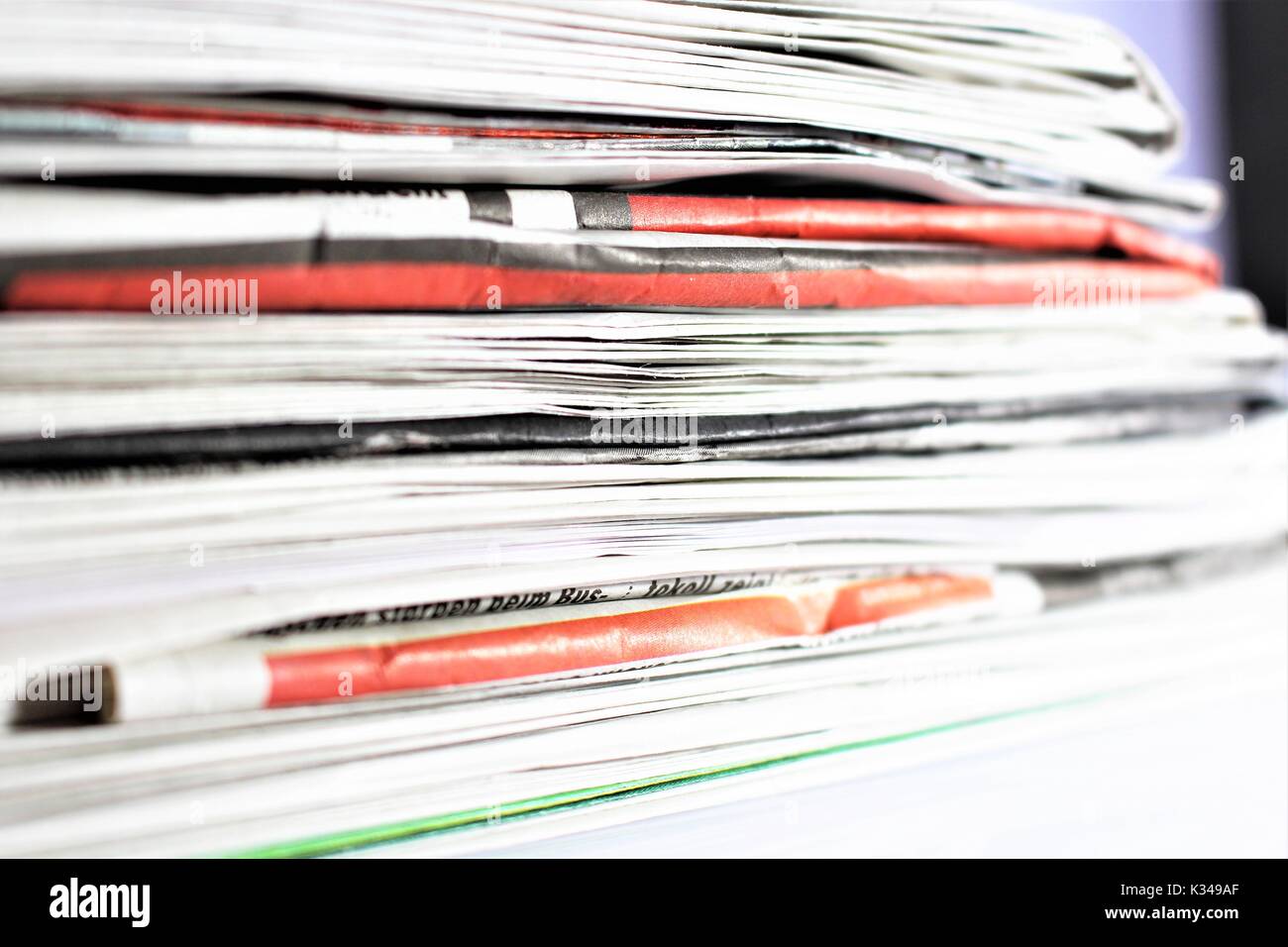 An image of a newspaper Stock Photo - Alamy