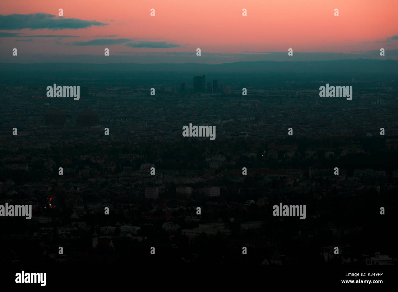 Wien view over hi-res stock photography and images - Alamy