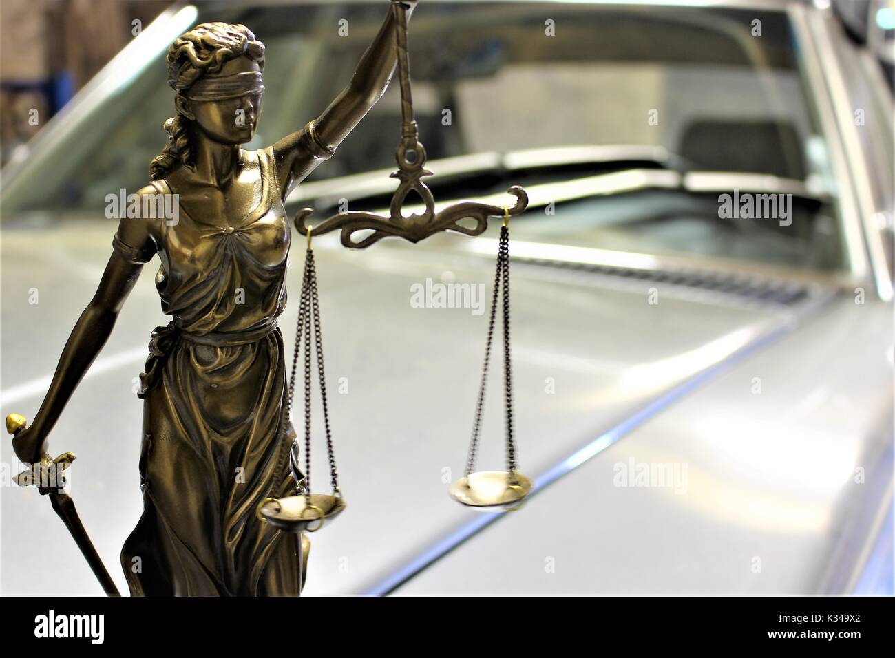 An Image of justice - justitia Stock Photo - Alamy