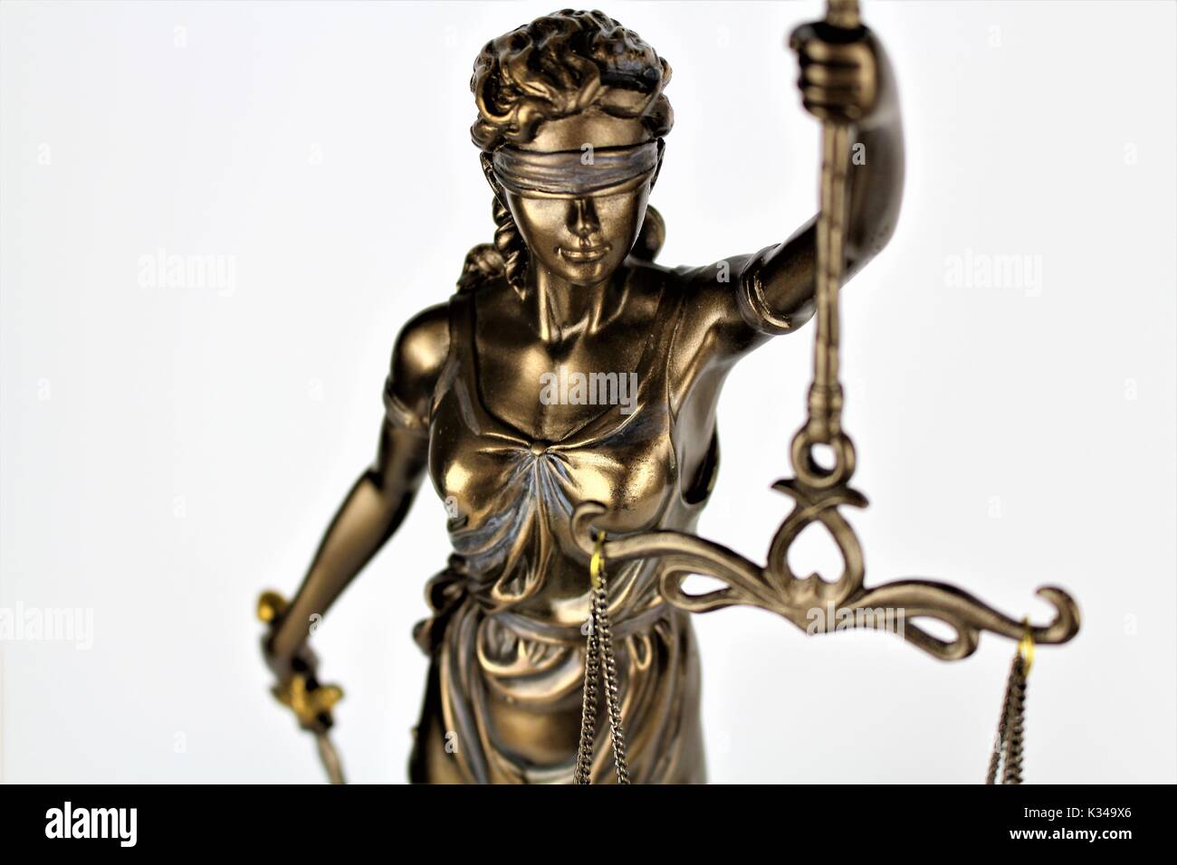An Image of justice - justitia Stock Photo - Alamy