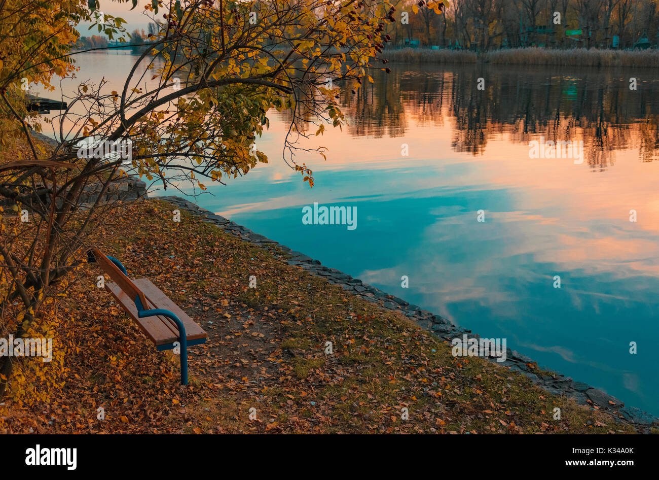 Looking out into the water Stock Photo - Alamy
