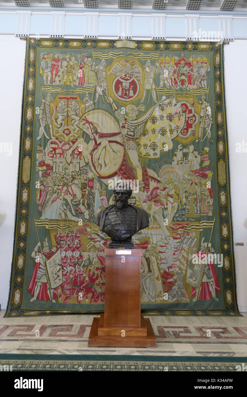 Giant palace of Romanian parliament in Bucharest is the largest ...