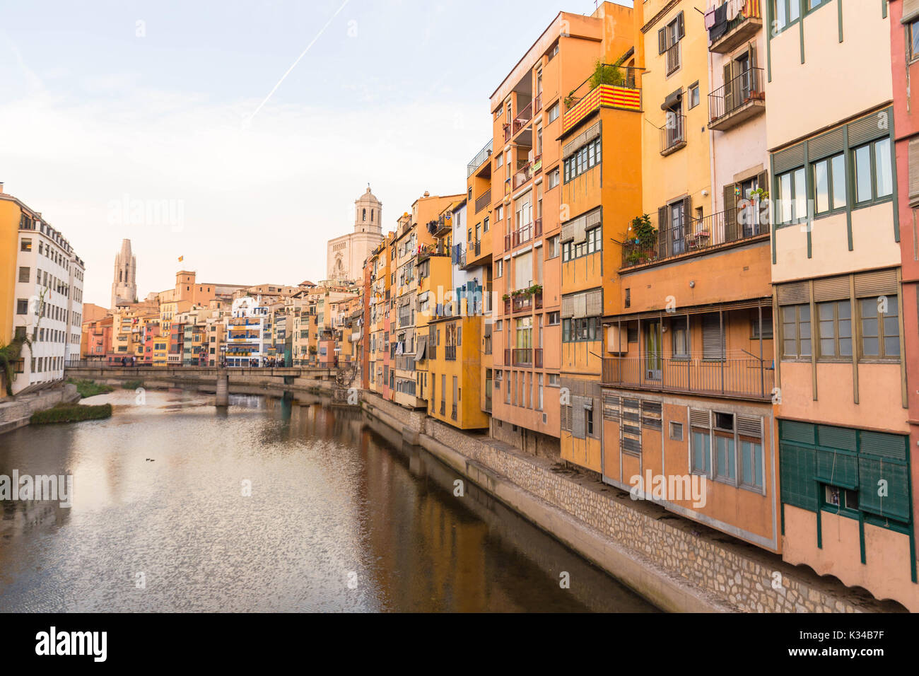 Onyar river crossing downtown hi-res stock photography and images - Alamy