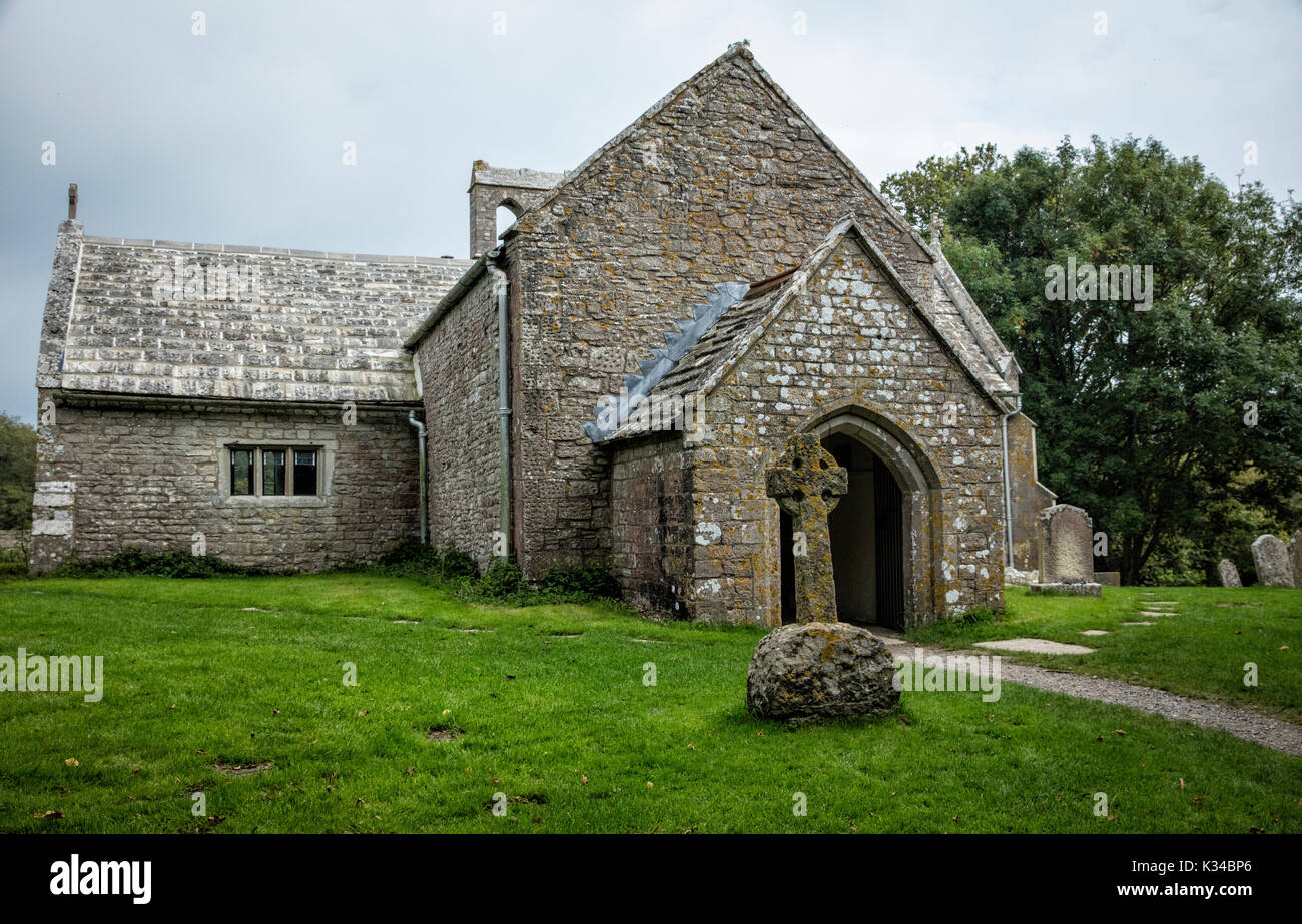 Tyneham Church in Dorset Stock Photo - Alamy