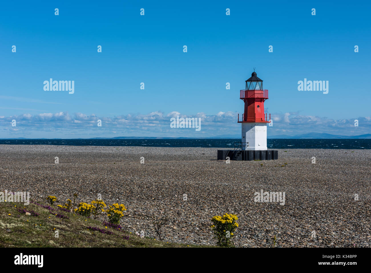 Point of Ayre Winkie Lighthouse, Isle of Man Stock Photo - Alamy