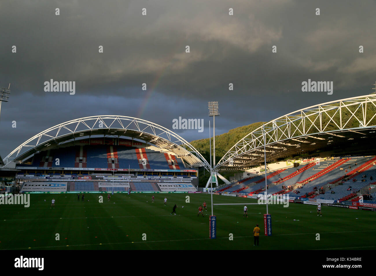 General view of the John Smith's Stadium before the Super 8s match at ...