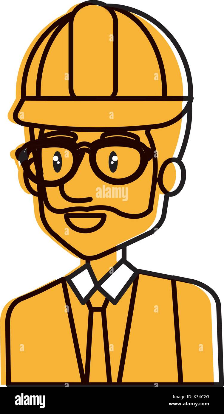 elegant engineer avatar character Stock Vector Image & Art - Alamy