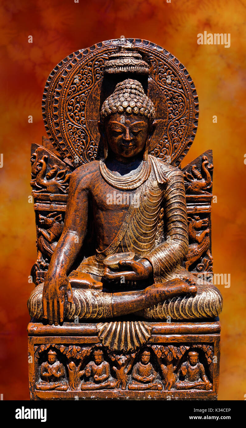 Brown buddah hi-res stock photography and images - Alamy
