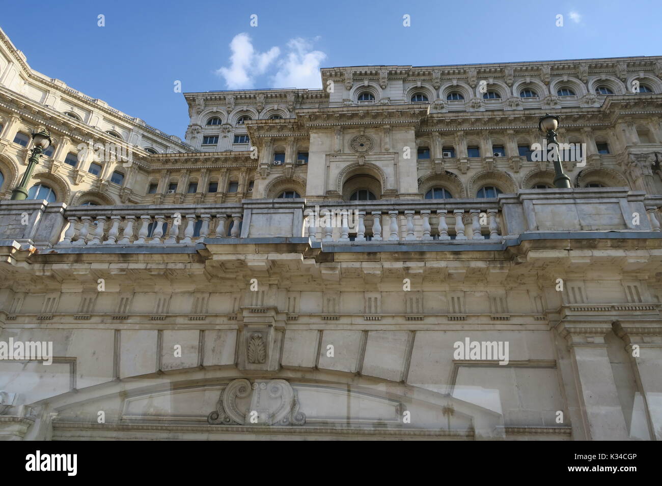 Giant palace of Romanian parliament in Bucharest is the largest ...