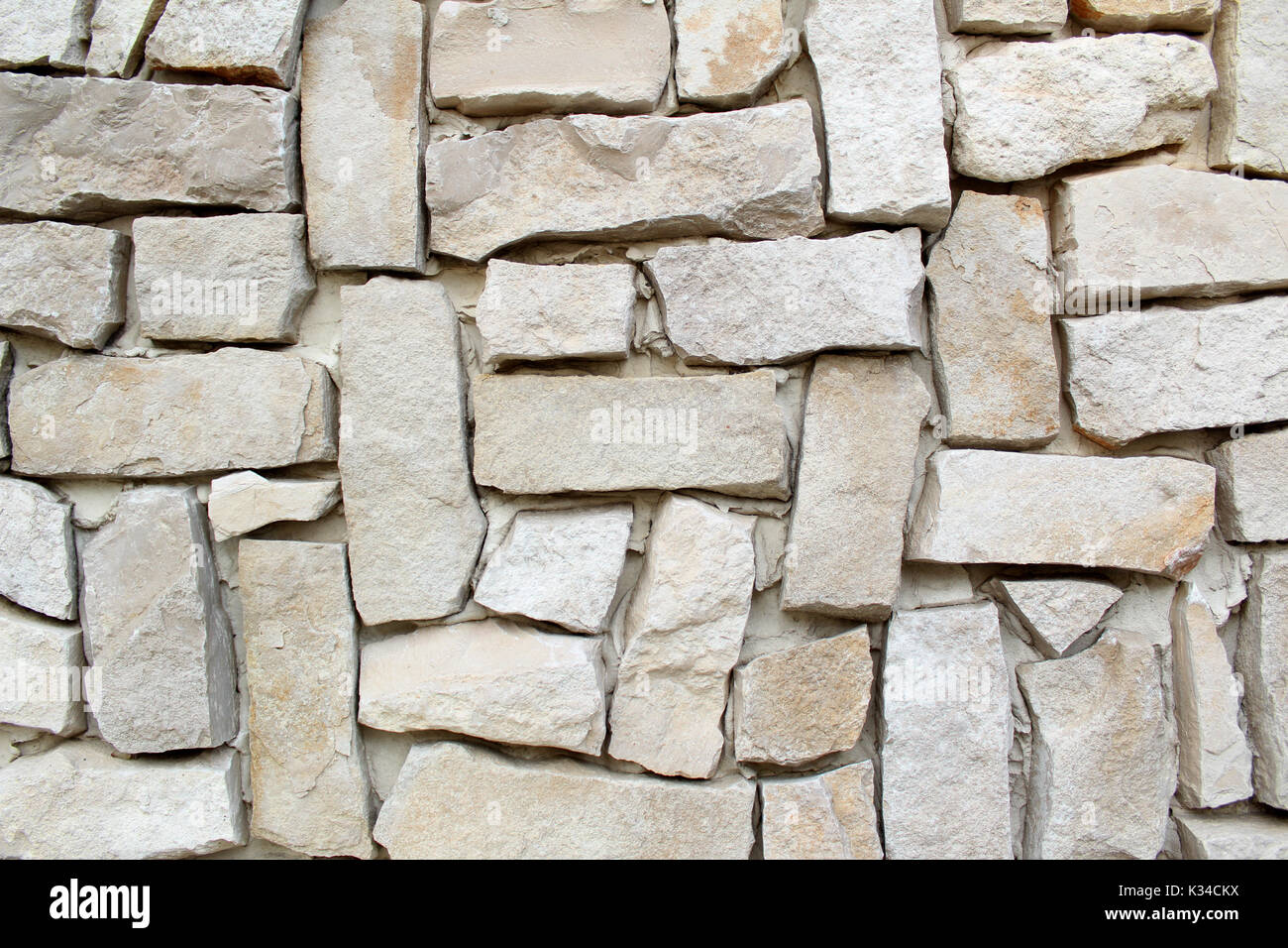 White stone brick wall Stock Photo - Alamy