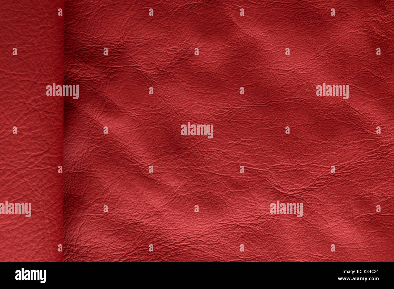 Seamless genuine Italian red leather texture background, fashionable ...