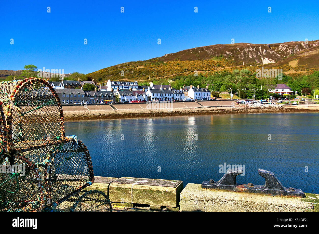 Fish traps in the foreground hi-res stock photography and images - Alamy
